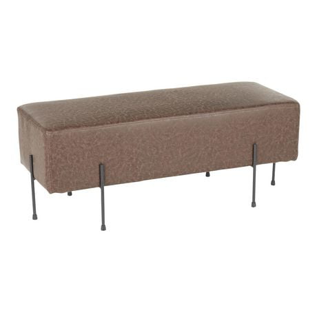 Click here for Daniella Contemporary Bench By Lumisource Brown Di... prices