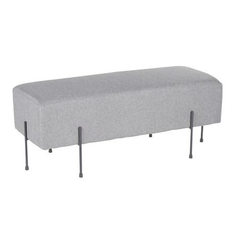 Click here for Daniella Contemporary Bench By Lumisource Grey prices