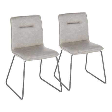 Click here for Casper Industrial Chair By Lumisource Grey prices