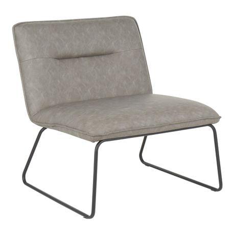 Click here for Casper Industrial Accent Chair By Lumisource Grey prices