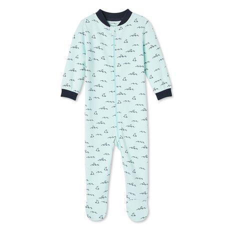Click here for George Baby Boys Full-Zip Sleeper Blue 18-24 Month... prices