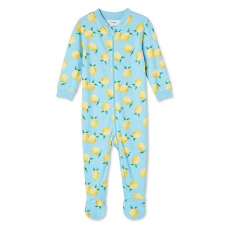 Click here for George Baby Girls Full-Zip Sleeper Turquoise 3-6 M... prices