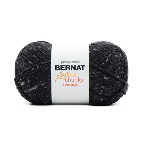 Click here for Bernat Softee Chunky Tweeds Yarn (300G/10.5Oz) Bla... prices
