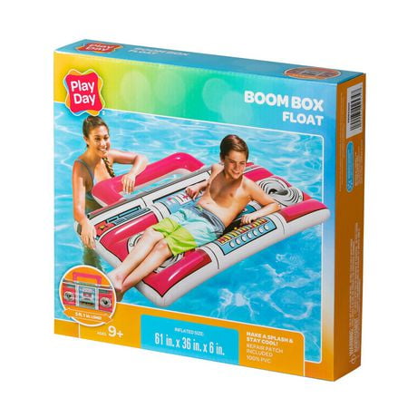 Click here for Play Day Inflatable Boom Box Float Pink/Blue prices