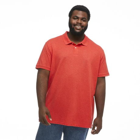 Click here for George Big Mens Solid Pique Polo Red 4Xl prices