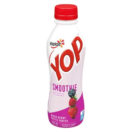 Yop by Yoplait Mixed Berry Smoothie Drinkable Yogurt | Walmart Canada