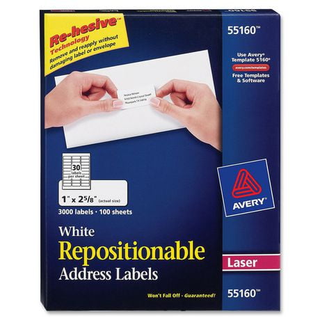 Avery Repositionable Mailing Label | Walmart Canada