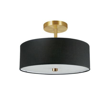 Click here for Dainolite 571-143Sf-Agb-Bk Black Semi-Flush Mount... prices