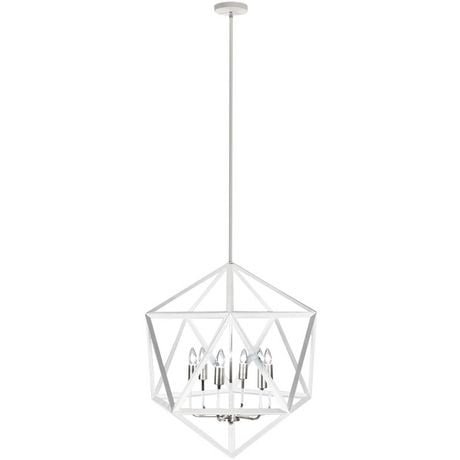 Click here for Dainolite Arc-226C-Wh-Sc Matte White Chandelier Ma... prices