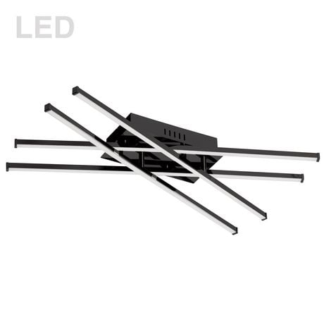 Click here for Dainolite Sum-24Fh-Mb Matte Black Flush Mount Matt... prices