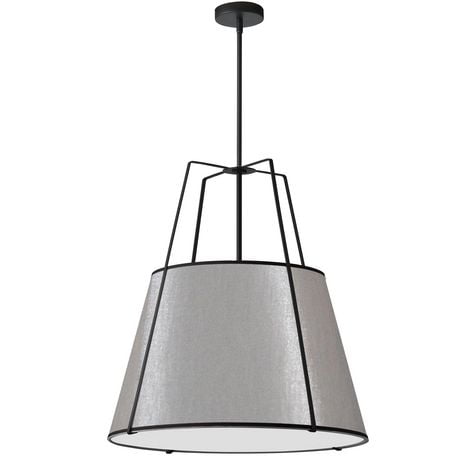 Click here for Dainolite Tra-3P-Bk-Gry Matte Black Pendant Matte... prices