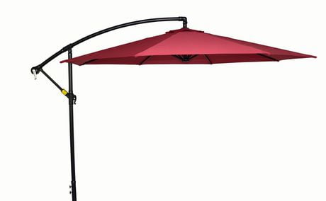 Click here for Henryka Ltd 10 Feet Cantilever Umbrella Dark Red 1... prices