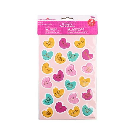 STICKERS-LIGHT PINK, 4 sheets as a set | Walmart Canada