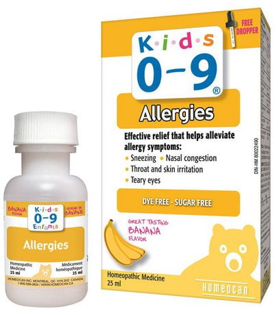 Kids 0-9 Allergies Homeopathic Medicine 25ml | Walmart Canada