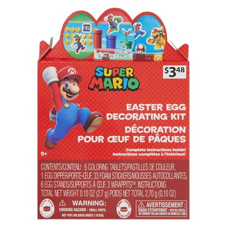 SUPER MARIO EGG DECORATING KIT | Walmart Canada