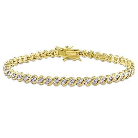 Click here for Miabella 1 Carat T. W. Diamond Yellow Rhodium-Plat... prices