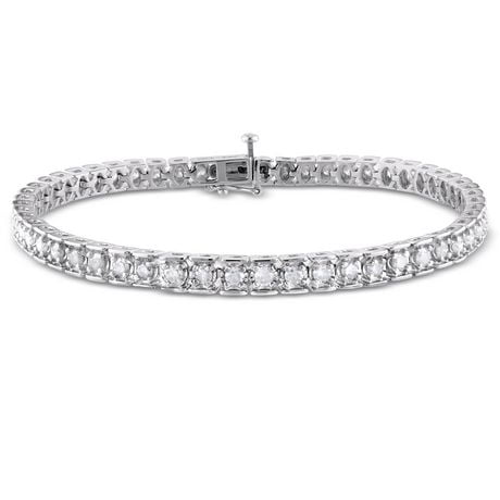 Click here for Miabella 3 Carat T. W. Diamond Sterling Silver Ten... prices
