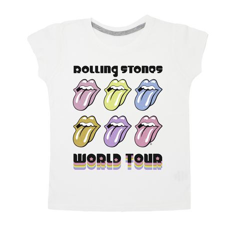 Click here for Rolling Stones Girls Short Sleeve T-Shirt White 3T prices