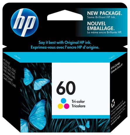 HP 60 Tri-colour Original Ink Cartridge (CC643WN) - Walmart.ca