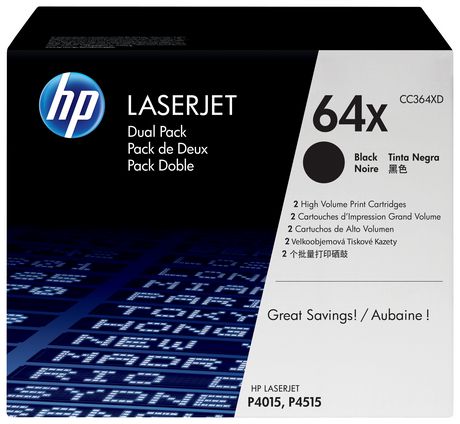 Click here for Hp 64X (Cc364xd) Black High Yield Original Toner... prices