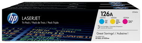 Click here for Hp 126A (Cf341a) Cyan  Magenta & Yellow Original T... prices