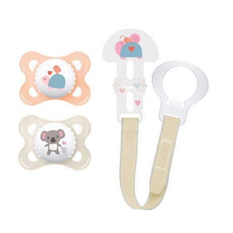 MAM Pacifier and MAM Pacifier Clip Value Pack (2 Pacifiers & 1 Clip ...