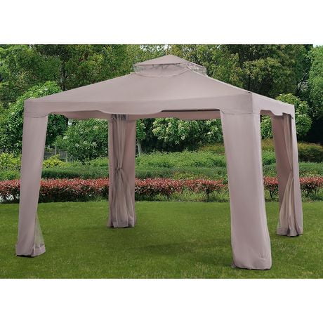 Click here for Mainstays 10 Ft. X 10 Ft. Soft Top Gazebo Tan 10X1... prices