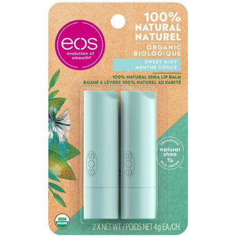 Click here for Eos Sweet Mint Lip Balm Stick 2 Pack - Certified O... prices