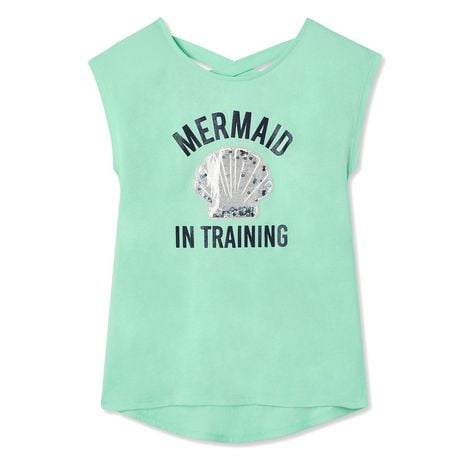 George Girls' Vinyl Patch T-Shirt | Walmart Canada