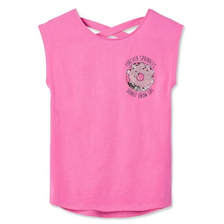 George Girls' Vinyl Patch T-Shirt | Walmart Canada