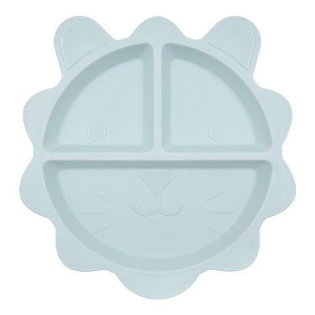 Mainstays Lion Blue Plastic Kids Divider Plate, 1 Piece - Walmart.ca