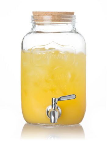 Click here for Brilliant Mason Jar Dispenser Cork & Stainless Ste... prices