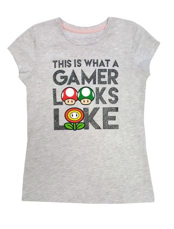 Nintendo Girls "This is What a Gamer Looks Like" T-Shirt | Walmart Canada