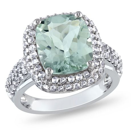 Click here for Tangelo 6 Carat T. G.W. Green Amethyst And Created... prices