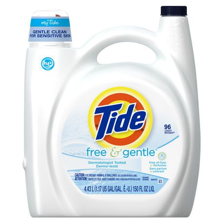 Tide Free & Gentle High Efficiency Liquid Laundry Detergent | Walmart ...