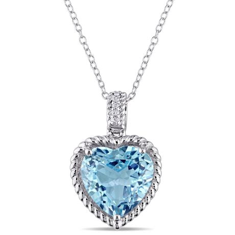 Click here for Tangelo 7 Carat T. G.W. Blue Topaz And Diamond-Acc... prices