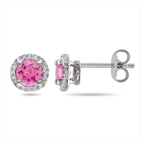 Click here for Tangelo 1-1/6 Carat T. G.W. Created Pink Sapphire... prices