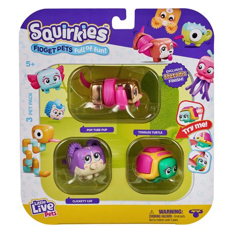 LITTLE LIVE PETS SQUIRKIES 3PK AST 2 - Walmart.ca