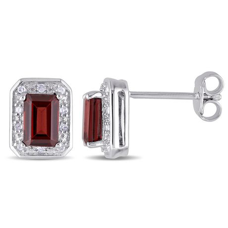 Click here for Tangelo 1-1/2 Carat T. G.W. Garnet And 1/10 Carat... prices