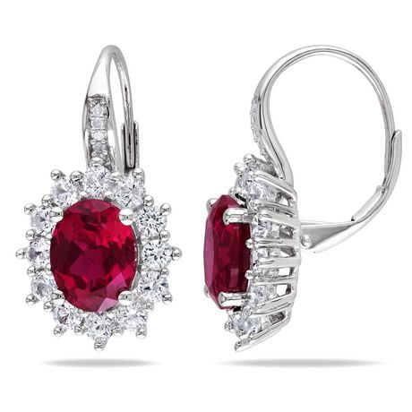 Click here for Tangelo 8 Carat T. G.W. Created Ruby And White Sap... prices