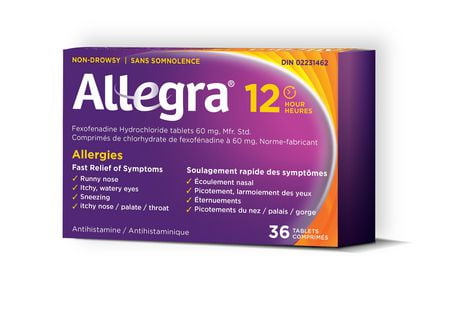 Allegra 12 Hour Allergy Relief Tablets | Walmart Canada