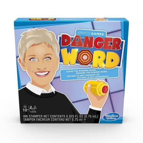 Ellen's Games Danger Word Game; Ellen DeGeneres Game for 4 Players ...