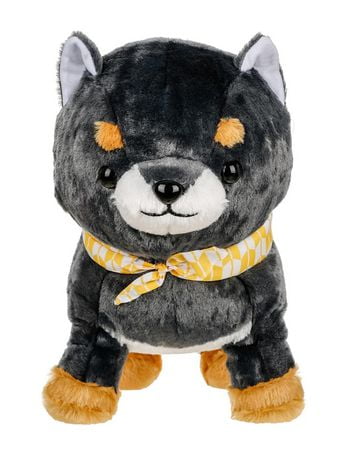 Click here for Amuse Plush Stuffed Animal Black Shiba Inu Medium... prices