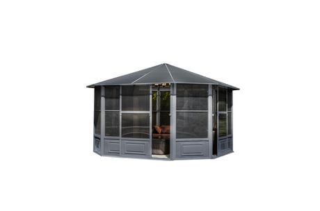 Click here for Gazebo Penguin Florence Solarium Metal Roof 12X12... prices