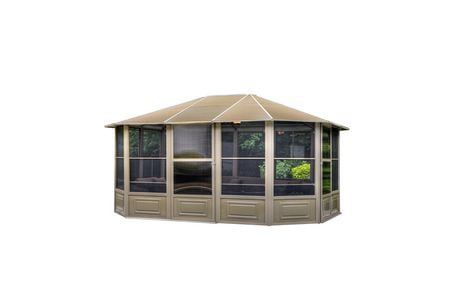 Click here for Gazebo Penguin Florence Solarium Metal Roof 12X15... prices
