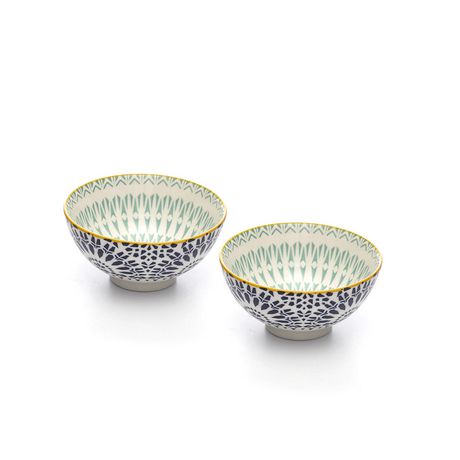 Click here for Brilliant Paisley Bleu Bowl 10 Cm Set Of 2 Blue prices