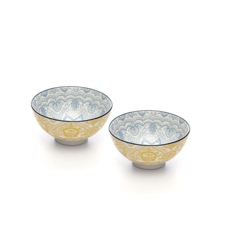 Click here for Brilliant Paisley Soleil Bowl 10 Cm Set Of 2 Yello... prices