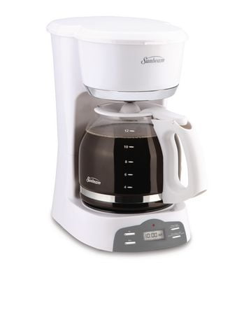 Click here for Sunbeam Programmable 12 Cup Coffee Maker White prices