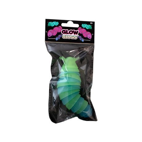 Incredible Novelties, GLOW SLUGS Fidget Toy for Kids and Adults ...