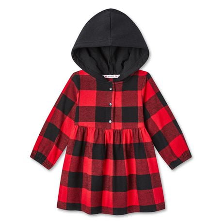Canadiana Baby Girls' Flannel Dress - Walmart.ca